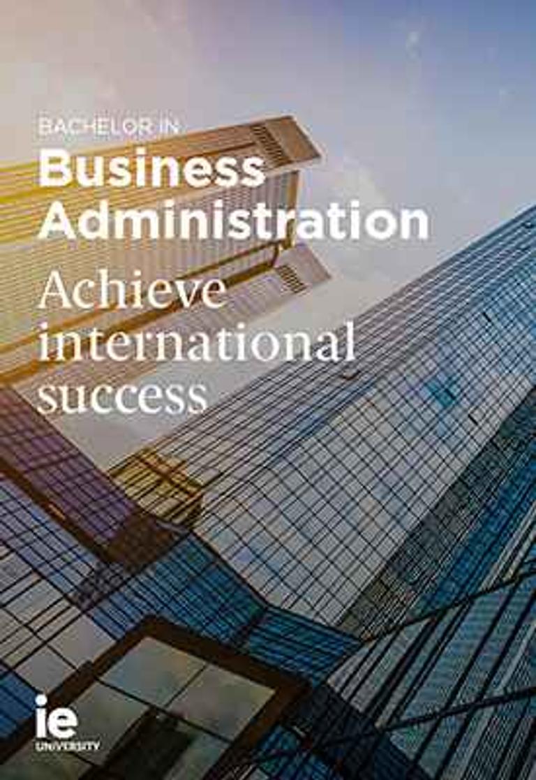 BBA - Bachelor in Business Administration | IE University