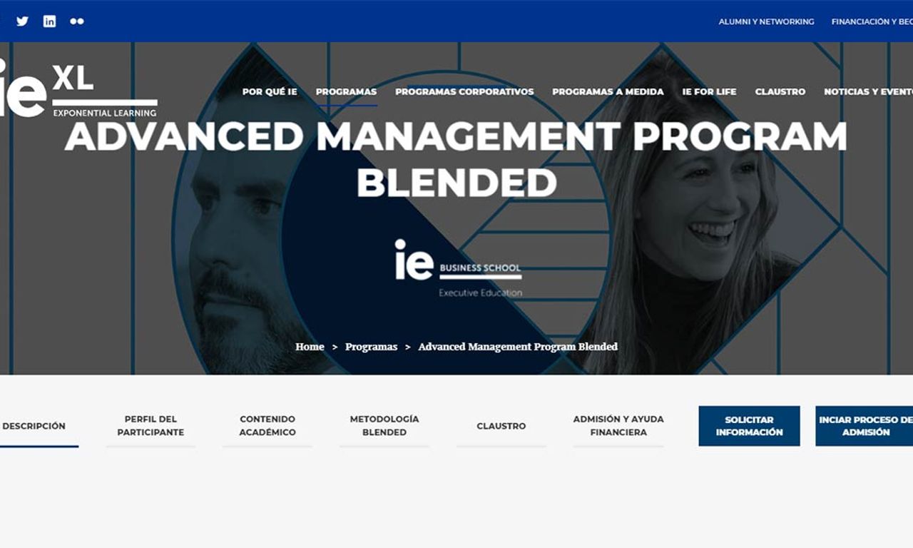 Advanced Management Program Blended | IE Business School
