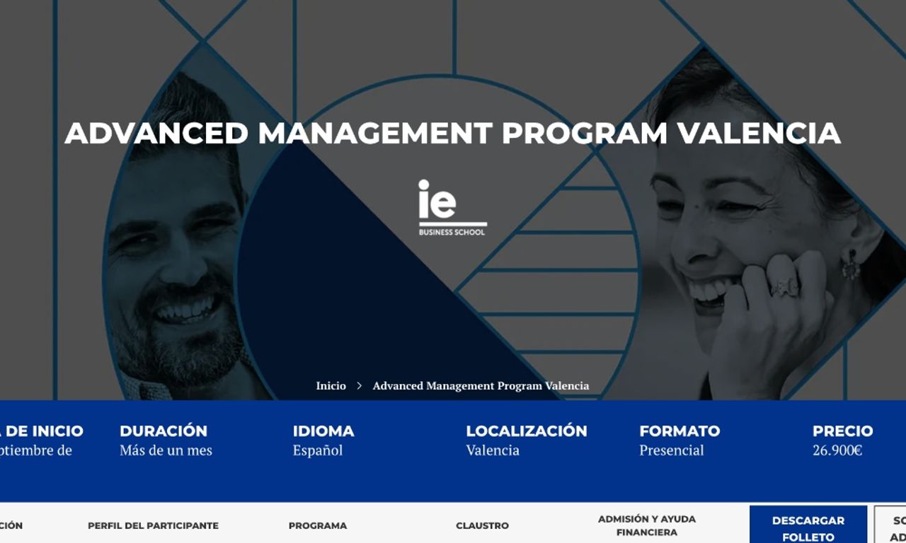Advanced Management Program Valencia | IE Business School