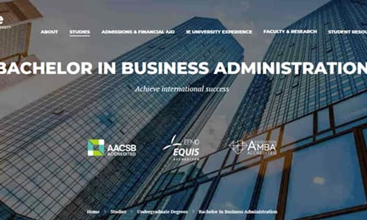 Bachelor in Business Administration Admissions & Fees | IE University