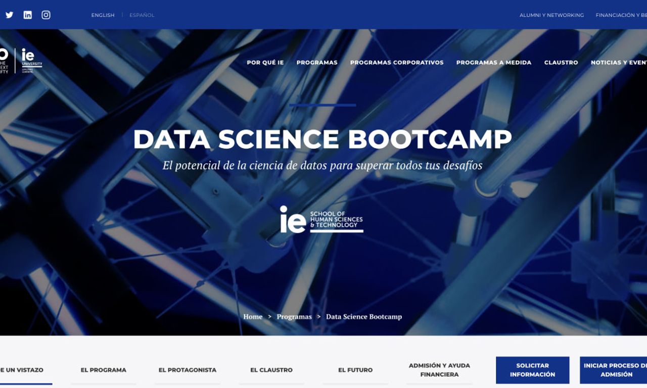 Data Science Bootcamp | IE Lifelong Learning