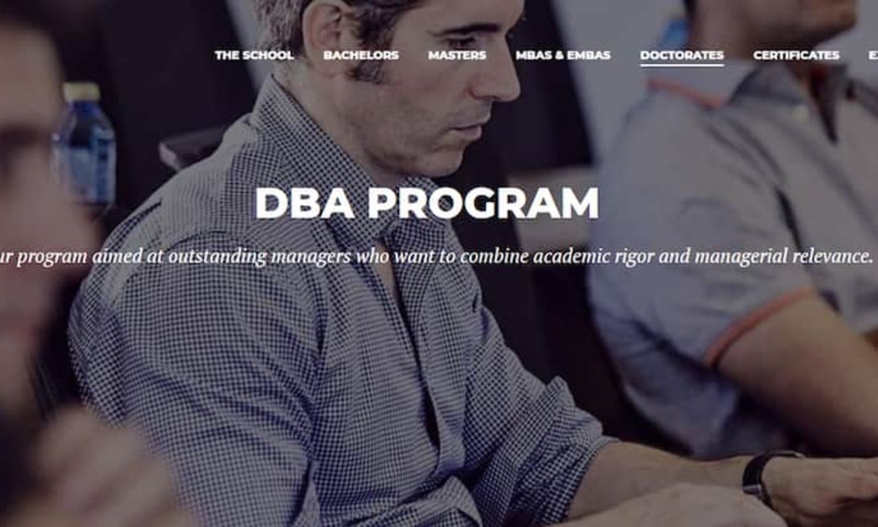 IE DBA Program | Doctor of Business Administration Spain