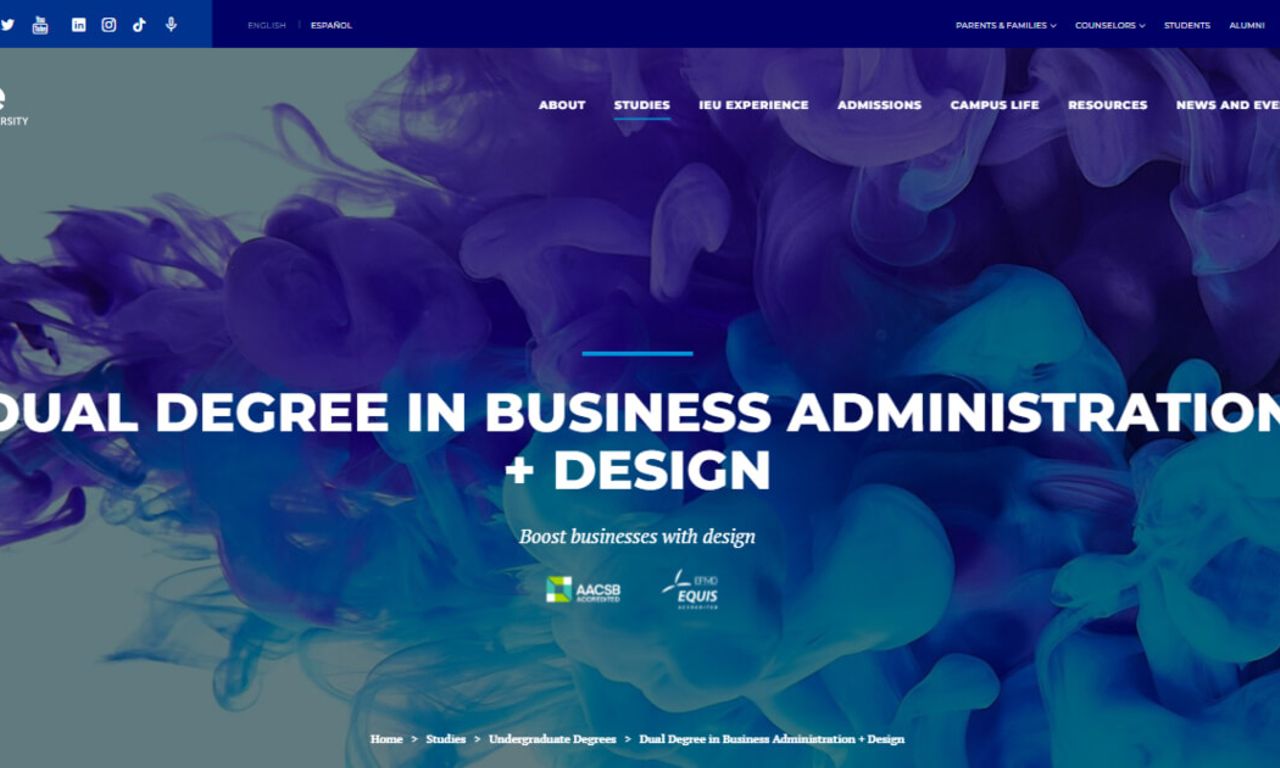 Dual Degree in Business Administration & Design | IE University