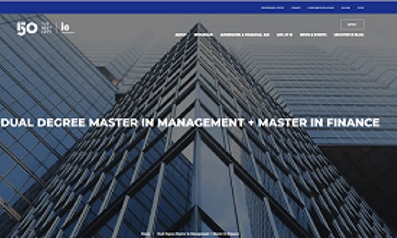 MIM + Master in Finance | IE Dual Degree
