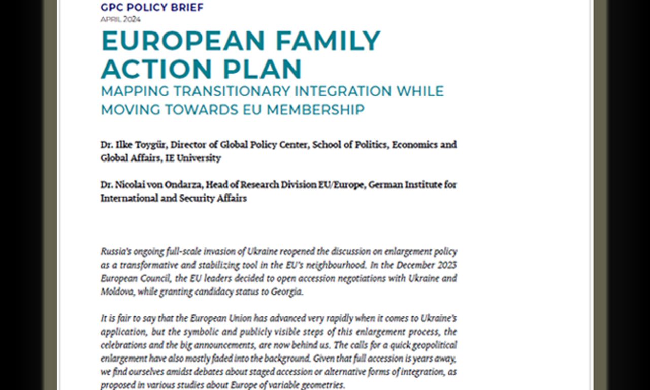European Family Action Plan: Mapping transitionary integration while ...