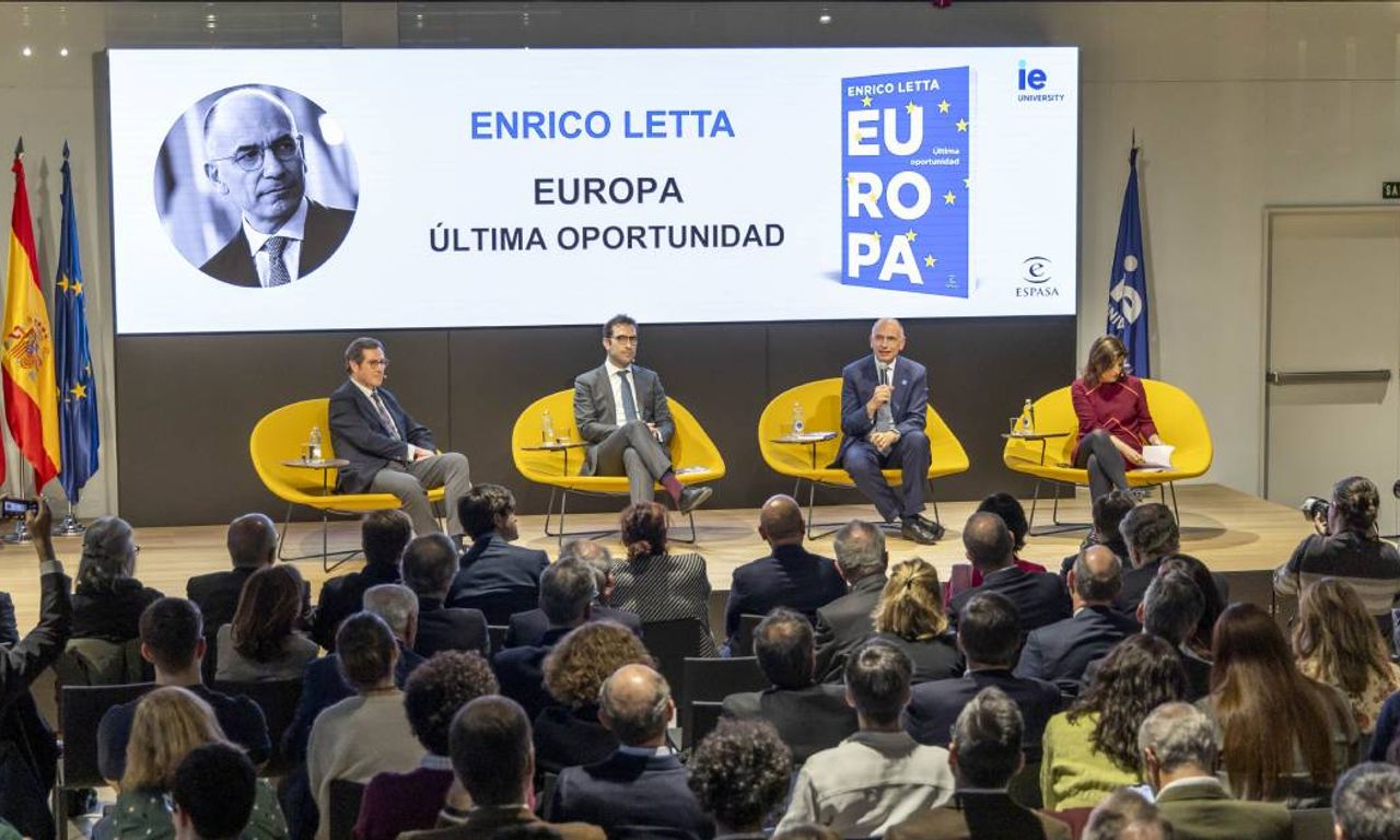 Enrico Letta presents Europa. Última Oportunidad at IE University – A ...