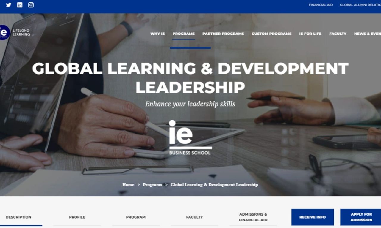 Global L&D Leadership Diploma Program | IE Business School