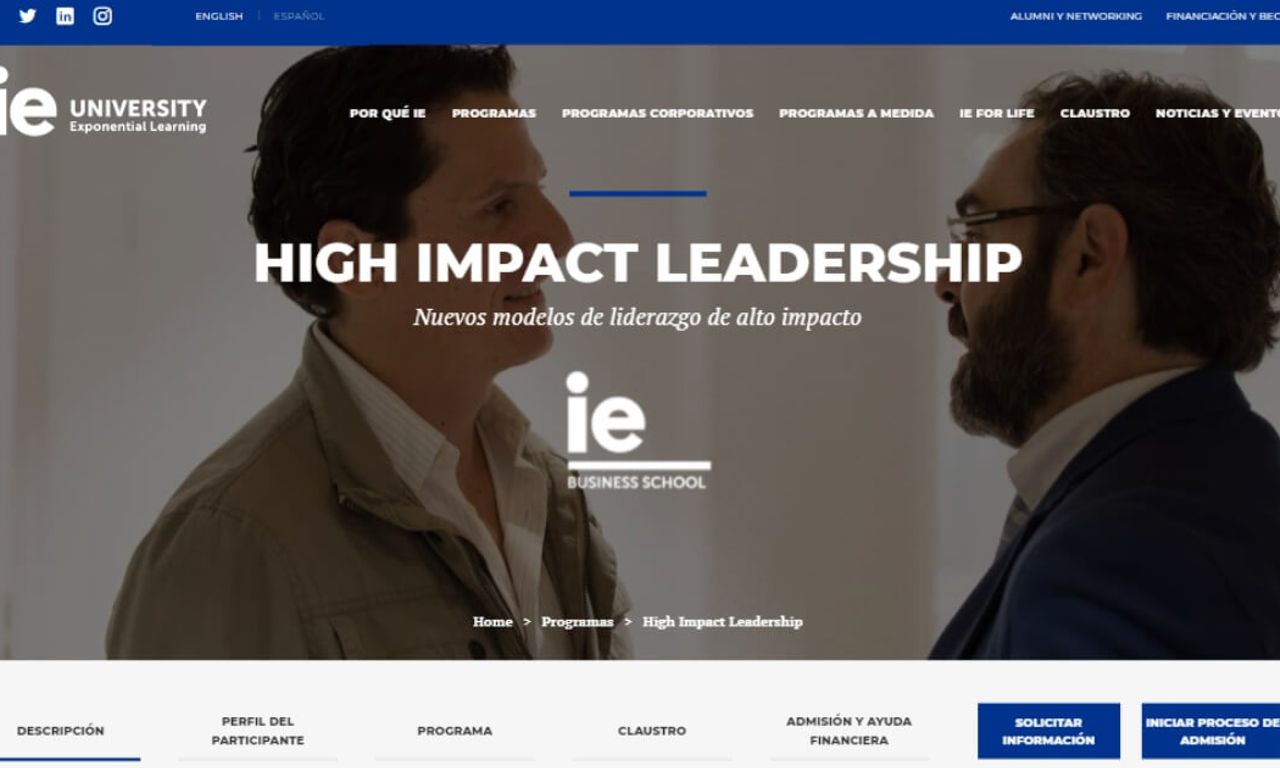 High Impact Leadership | IE Business School