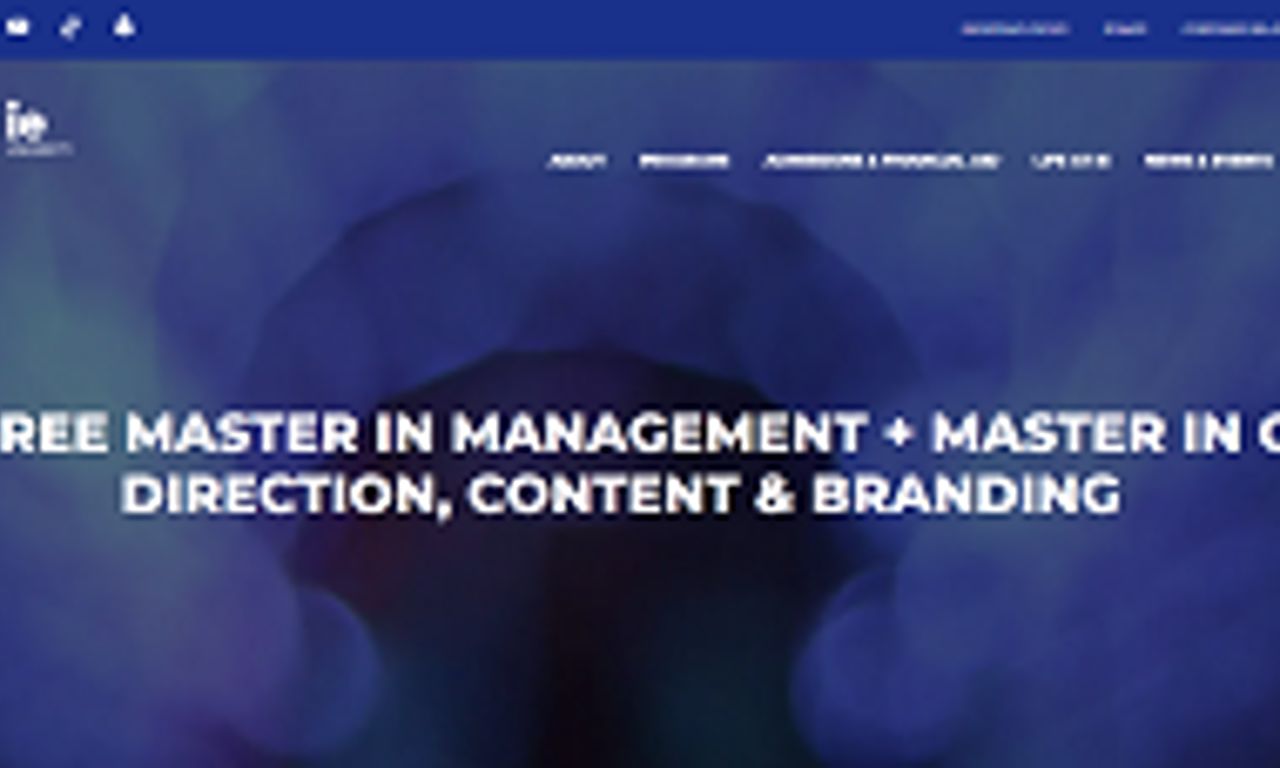 Master Management + Master in Creative Direction, Content & Branding| IE Dual Degree