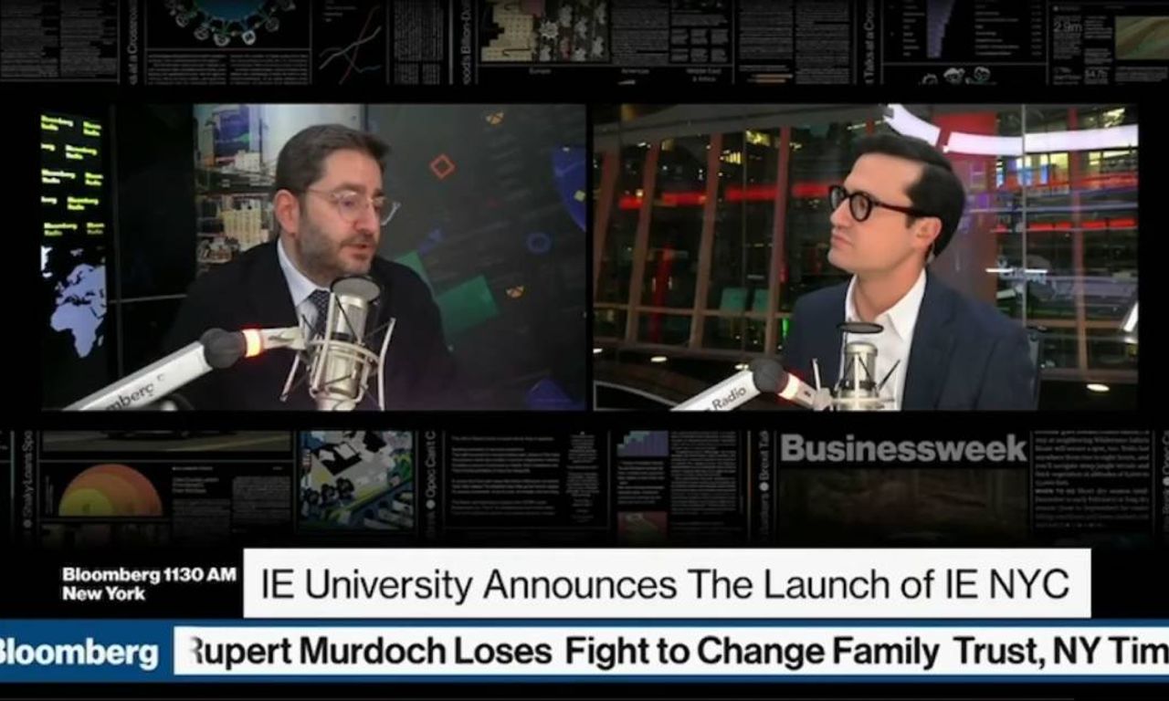Manuel Muñiz, Chair of the Board of IENYC, live on Bloomberg Businessweek