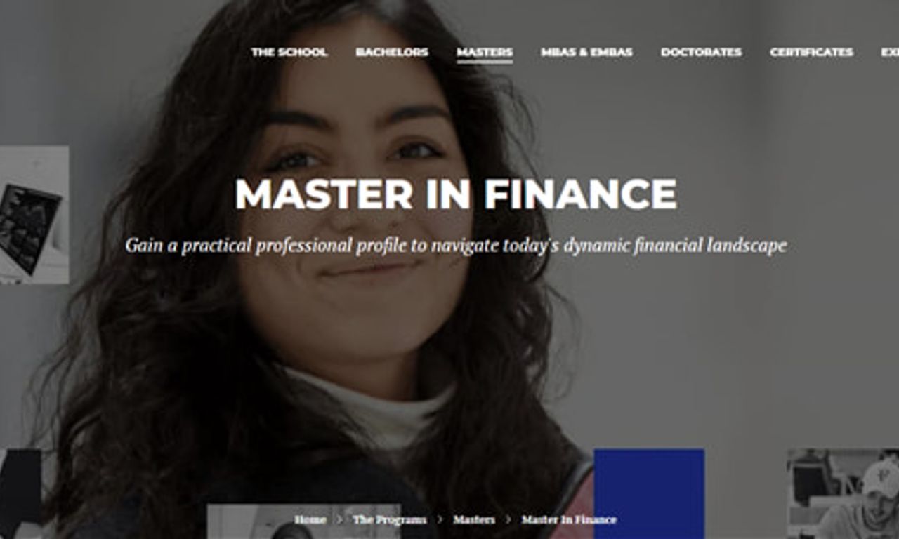 Master in Finance | IE Business School