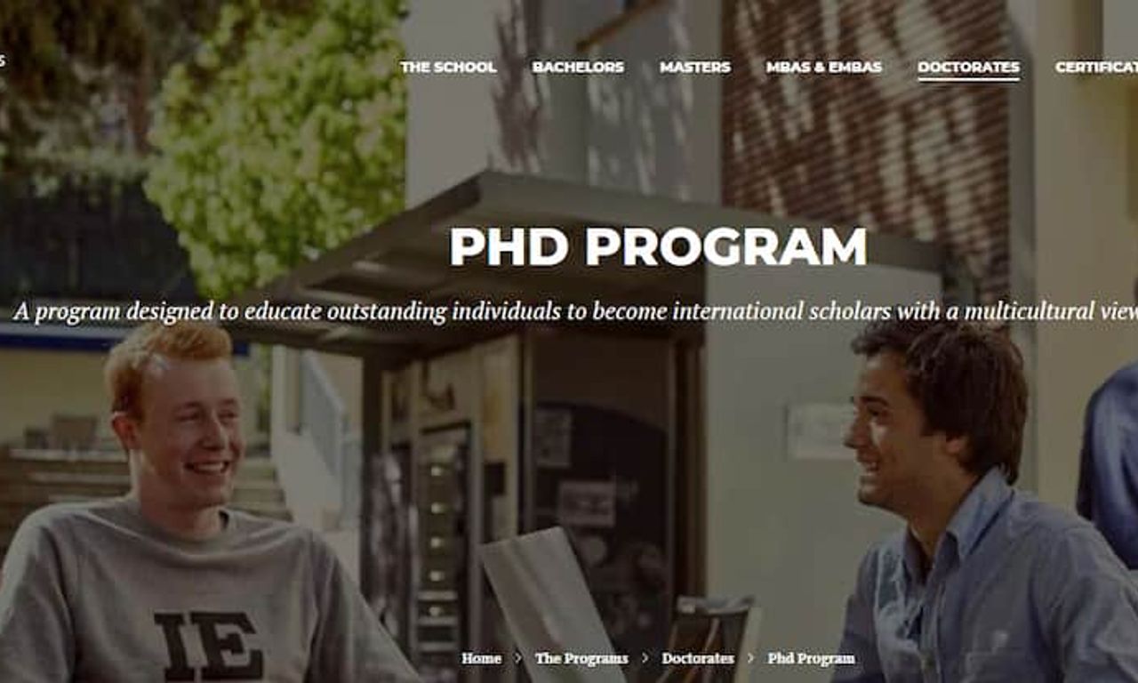 The Program | PhD - IE Business School