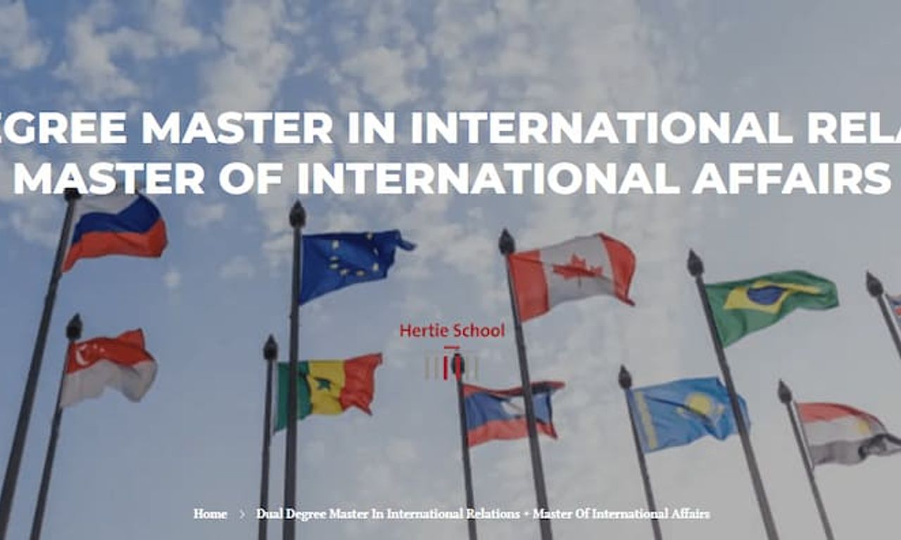 Master in International Relations + Master of International Affairs