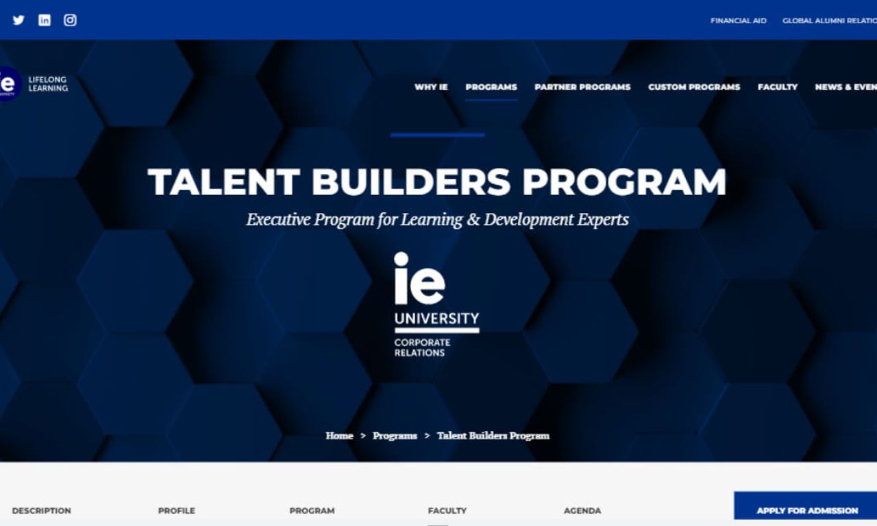 Talent Builders Program | IE Business School